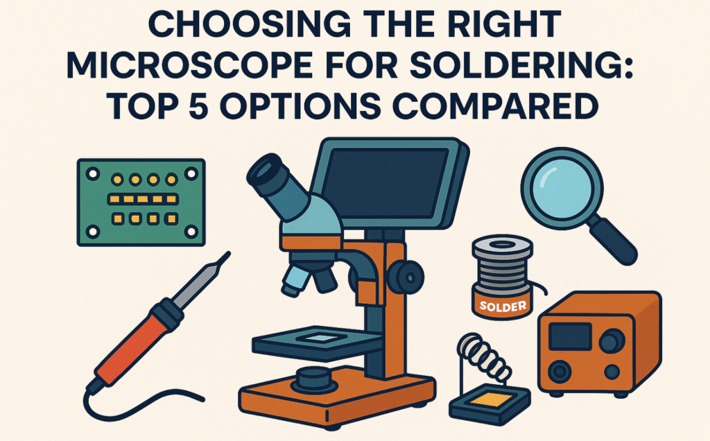 Choosing the Best Microscope for Soldering: Top 5 Options Compared