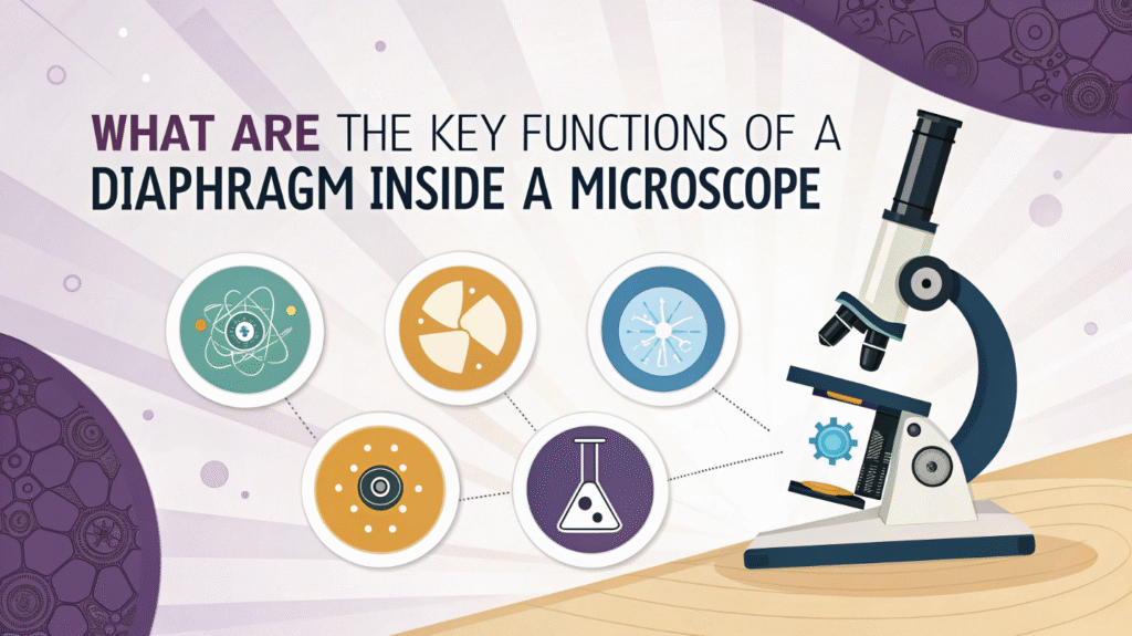 What Are the Key Functions of a Diaphragm inside a Microscope