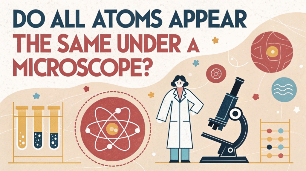 Do All Atoms Appear the Same Under a Microscope?