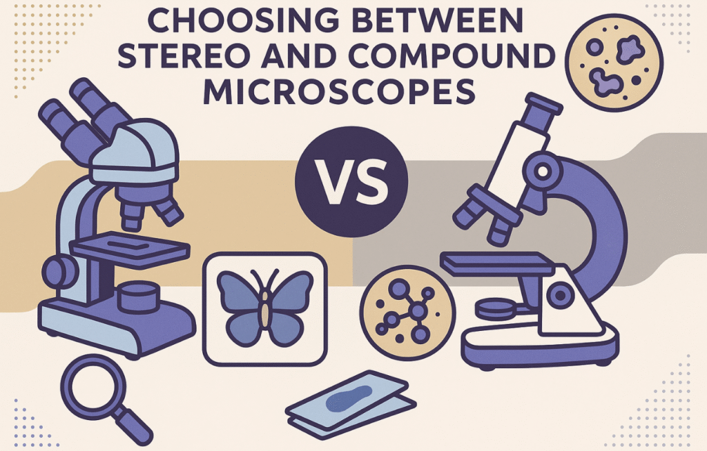 What to Consider When Choosing Between Stereo and Compound Microscopes
