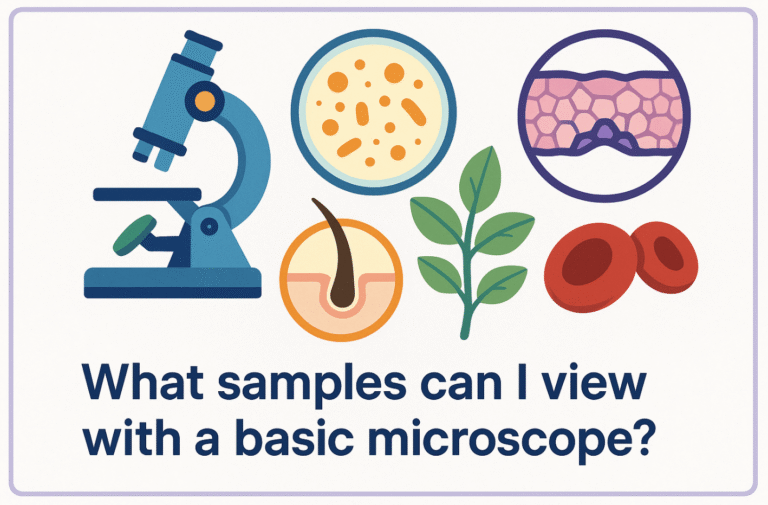 Fun and Easy Samples to Observe with a Basic Microscope