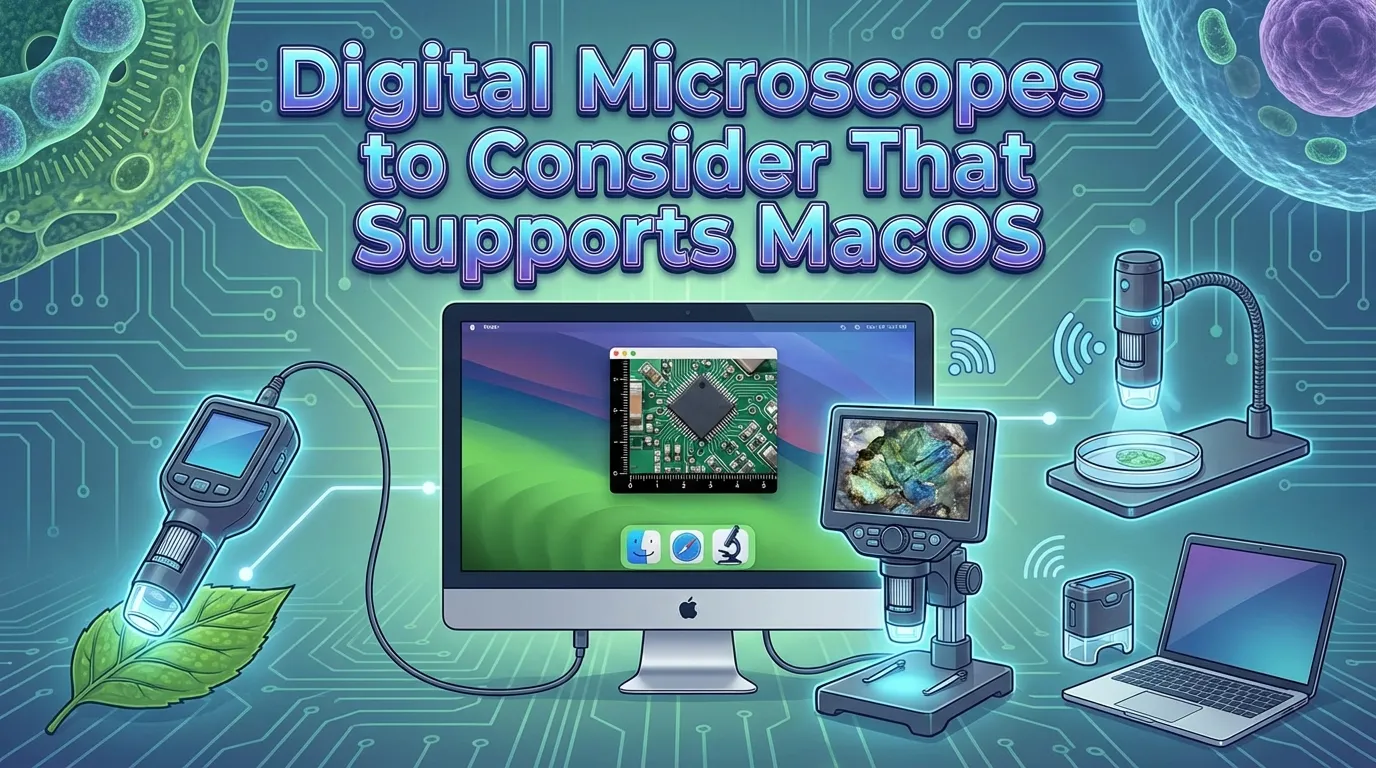 Here's 5 Digital Microscopes to Consider That Supports MacOS